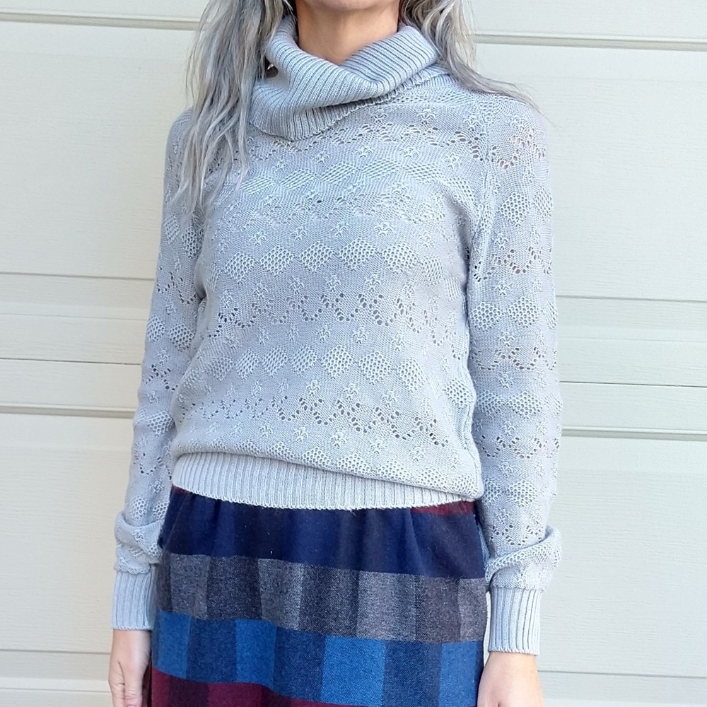 Kimlon Vintage 1970's Cowlneck Sweater M (F6) - Gem